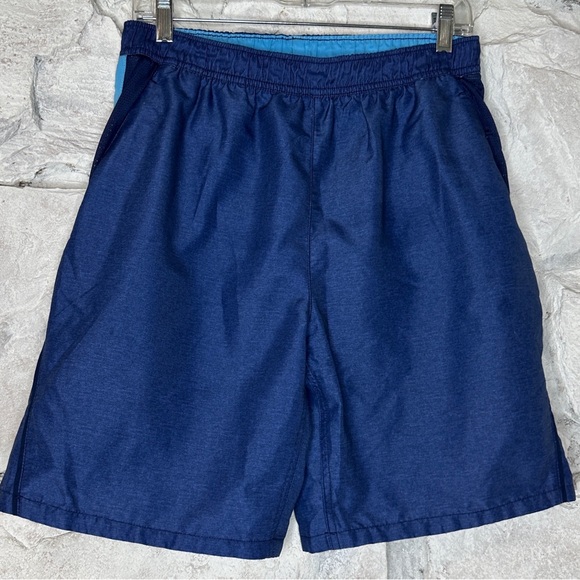 Speedo | Swim | Speedo Mens Elastic Waist 2tone Blue Mesh Lined Swim ...